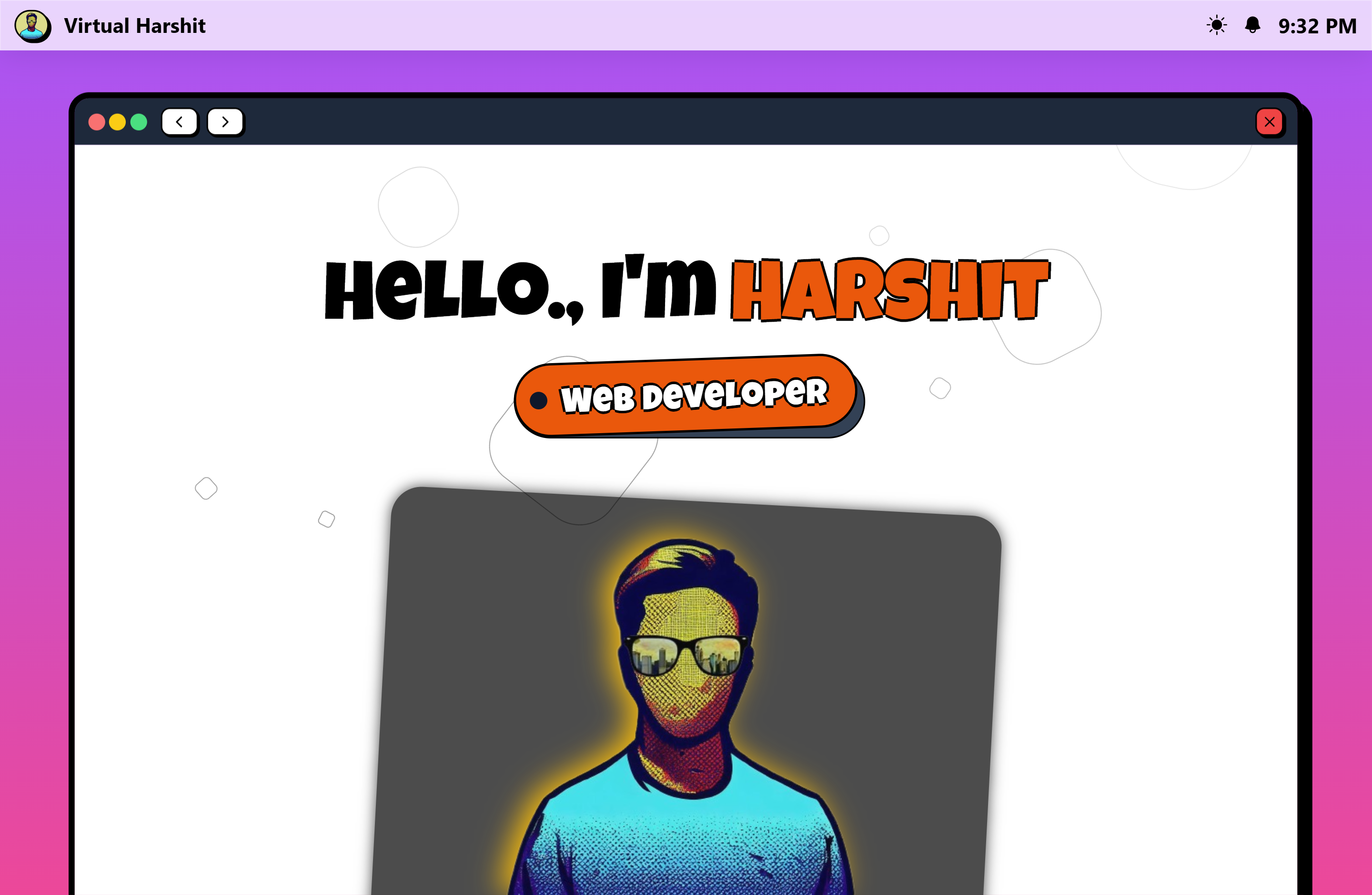 Virtual Harshit | Full-Stack Developer Portfolio